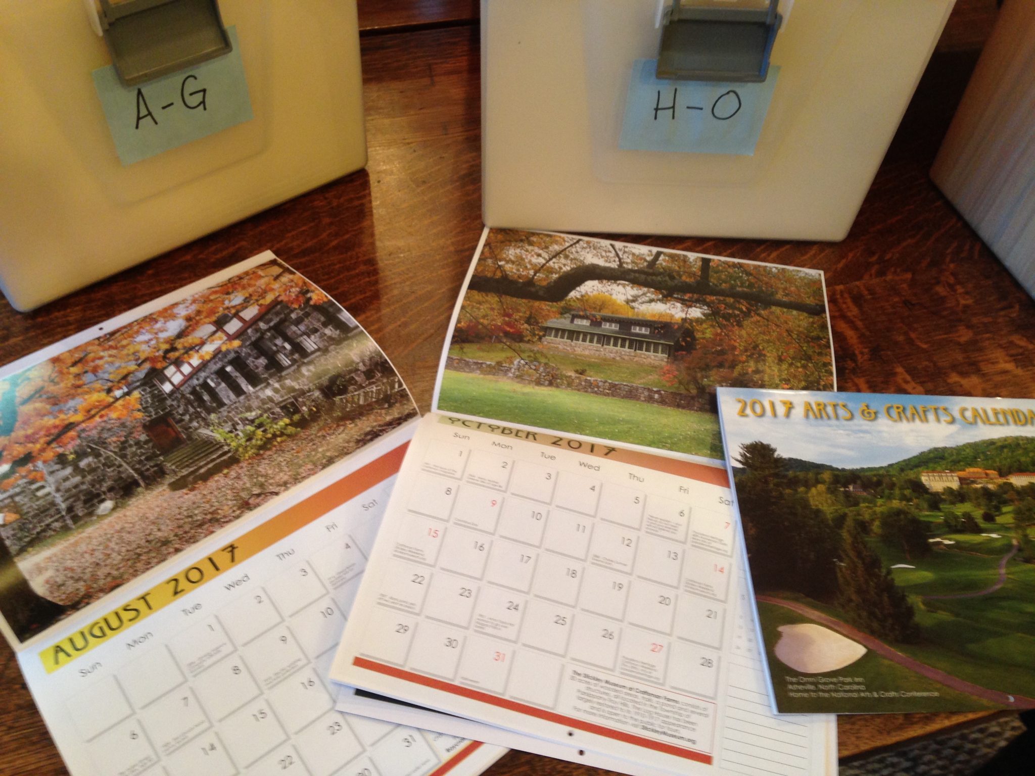 Tuesday Report: Chasing 2000 Calendars | Arts and Crafts Collector
