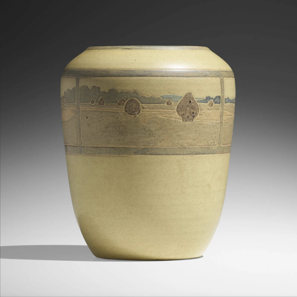 Important Ipswich vase by Marblehead Pottery | Arts and Crafts Collector